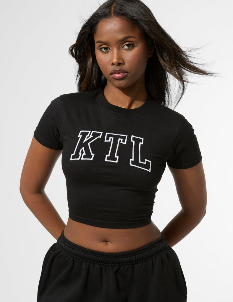 Ktl Logo Baby Tee Black | Public Desire